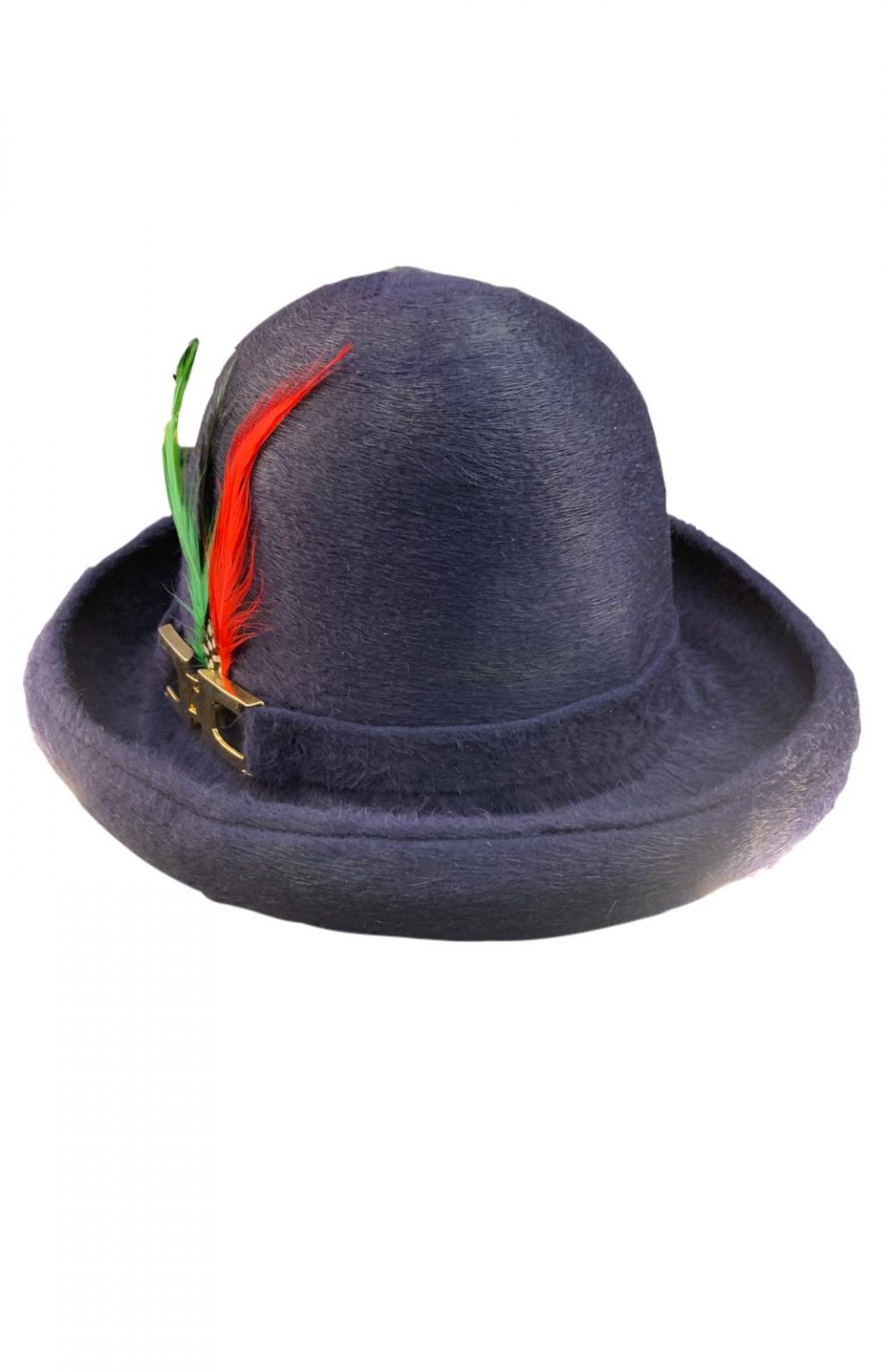 Navy Blue Beaver Hat - Hatman