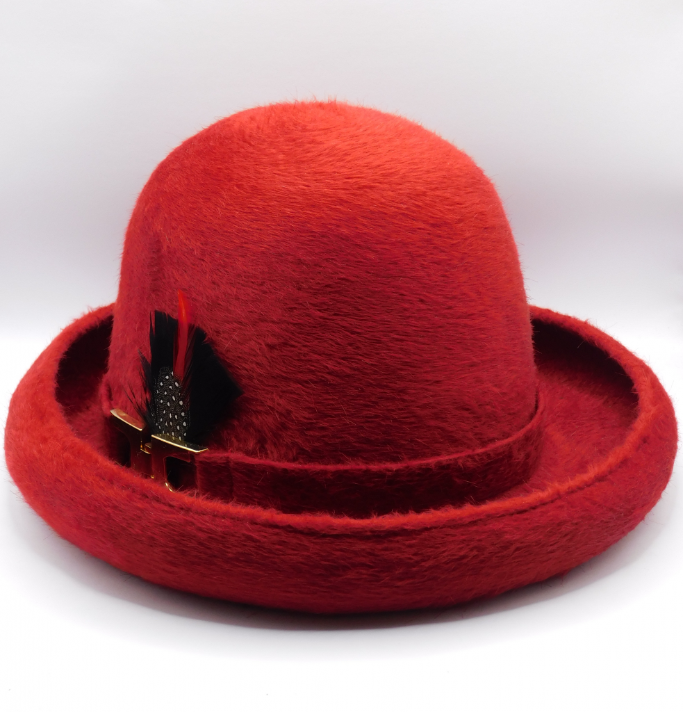 Ruby Beaver Hat - Hatman