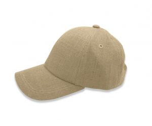 Men’s Beige Linen Summer Baseball Cap - Hatman